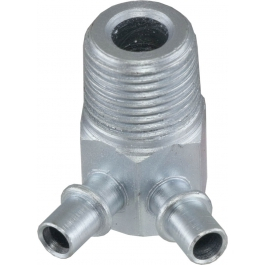 Intake vacuum fitting, 2-port, 1965-73 Corvette - INDSUGNINGS MANIFOLD ...